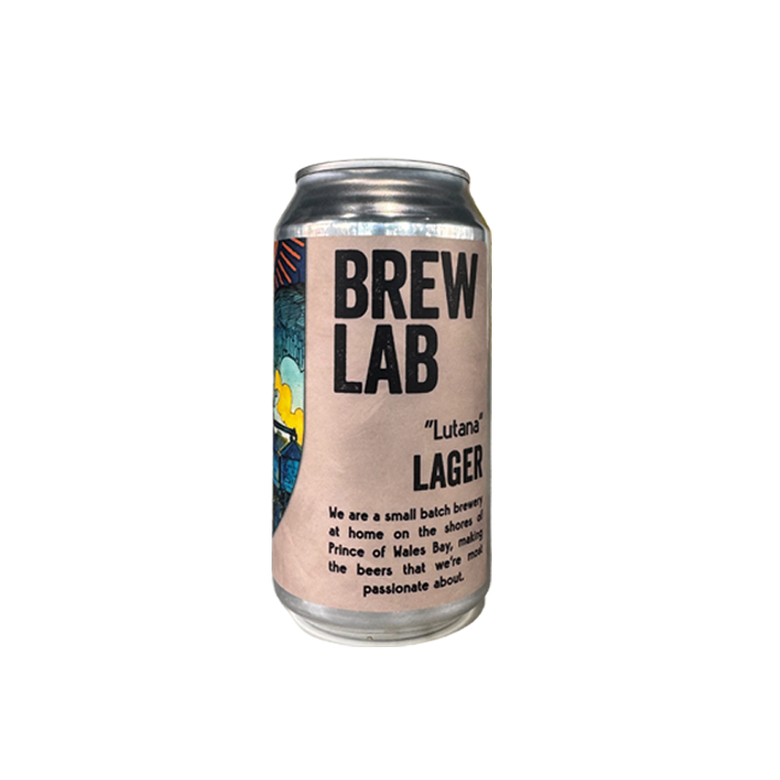 Brew Lab Brewery Can Lutana Lager | Tasmanian Hamper Co