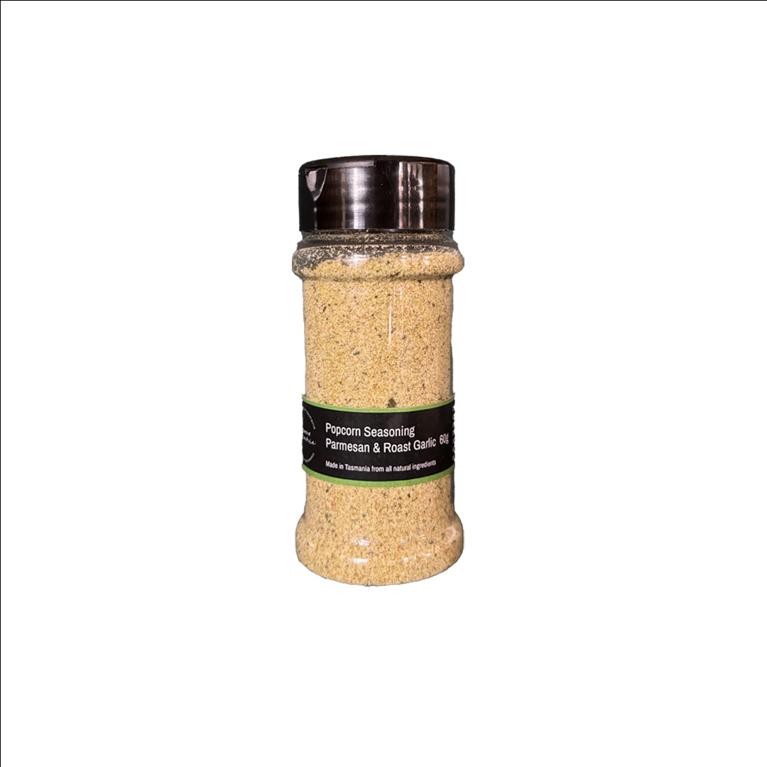 Popcorn Seasoning - Parmesan & Roast Garlic 60g | Tasmanian Hamper Co